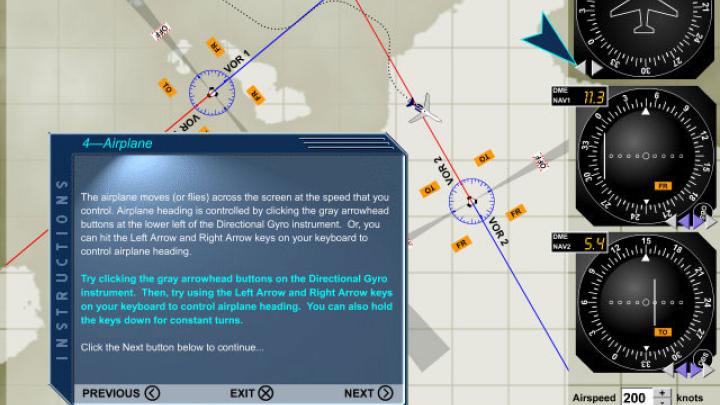 VOR NDB Simulator by Aviation Tutorials Company