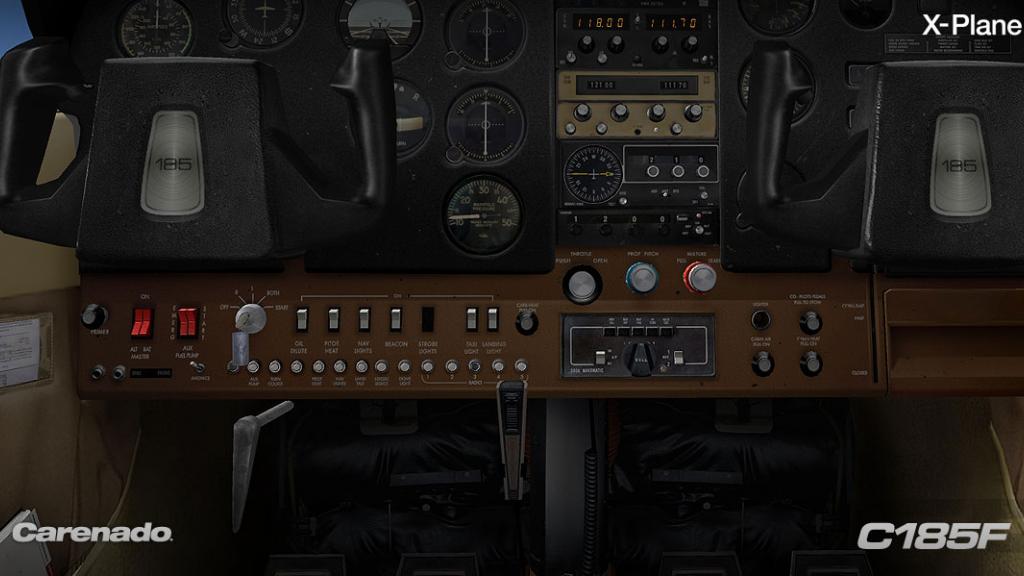 Cessna C185F Skywagon for X-Plane by Carenado