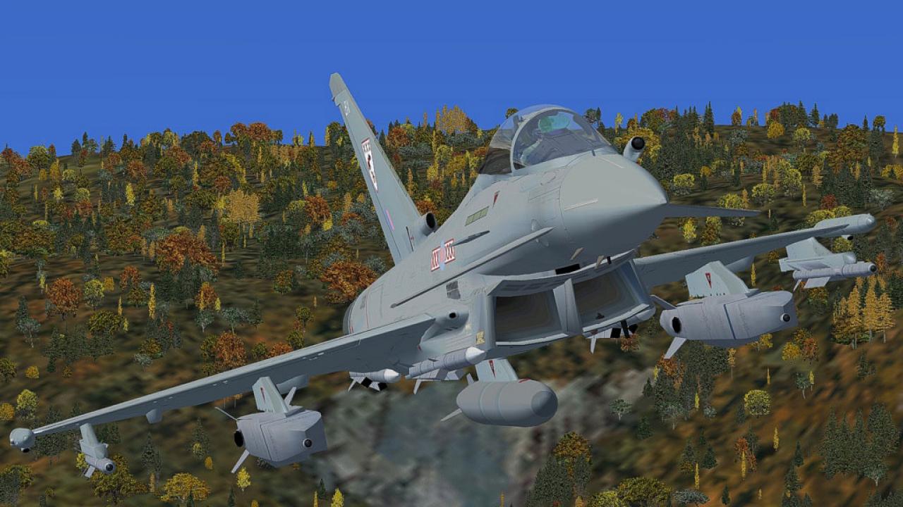 Eurofighter Typhoon Professional 2 for FSX/FS2004 by AFS-Design