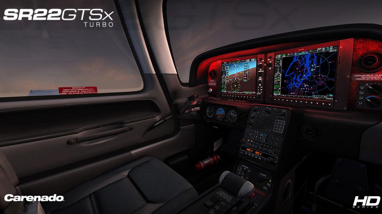 Cirrus SR22 GTSX Turbo HD Series for FSX/P3D by Carenado