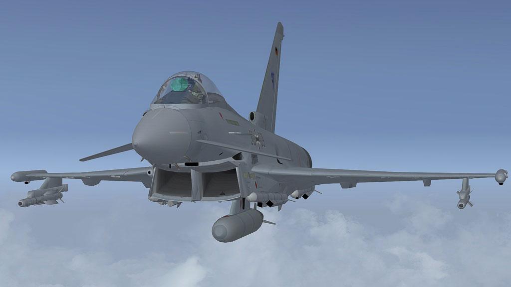 Eurofighter Typhoon Professional 3 for FSX/FS2004 by AFS-Design