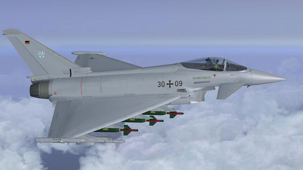 Eurofighter Typhoon Professional 3 for FSX/FS2004 by AFS-Design