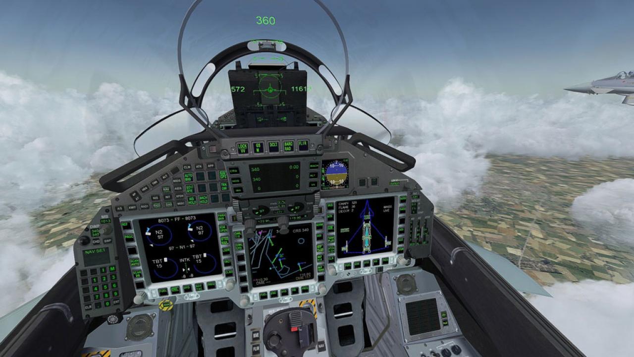 Eurofighter Typhoon Professional 3 for FSX/FS2004 by AFS-Design