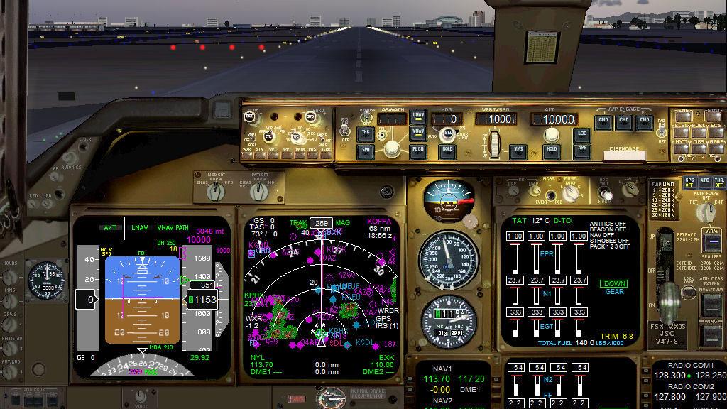 Boeing 747 Panel for FSX/P3D by JSGPANELS