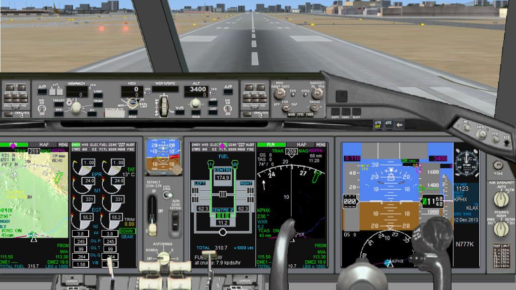 Boeing 777-9X Panel for FSX/P3D by JSGPANELS