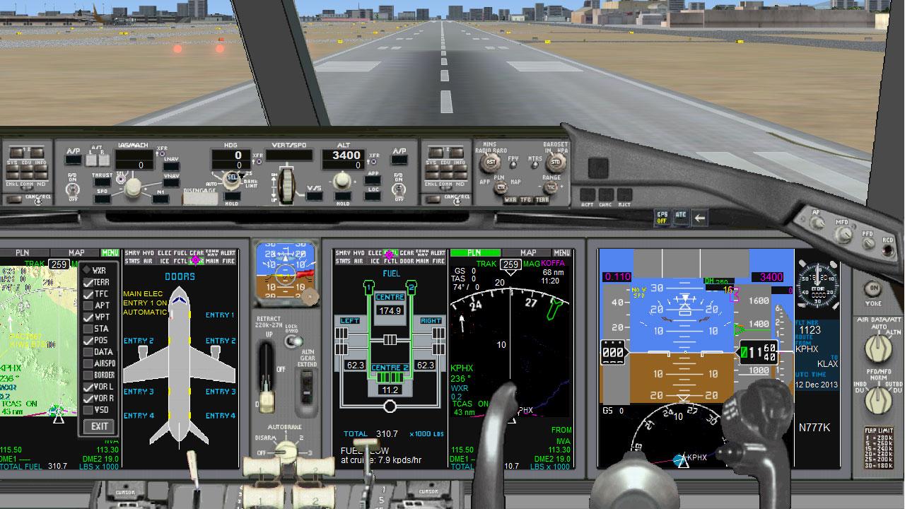 Boeing 777-9X Panel for FSX/P3D by JSGPANELS