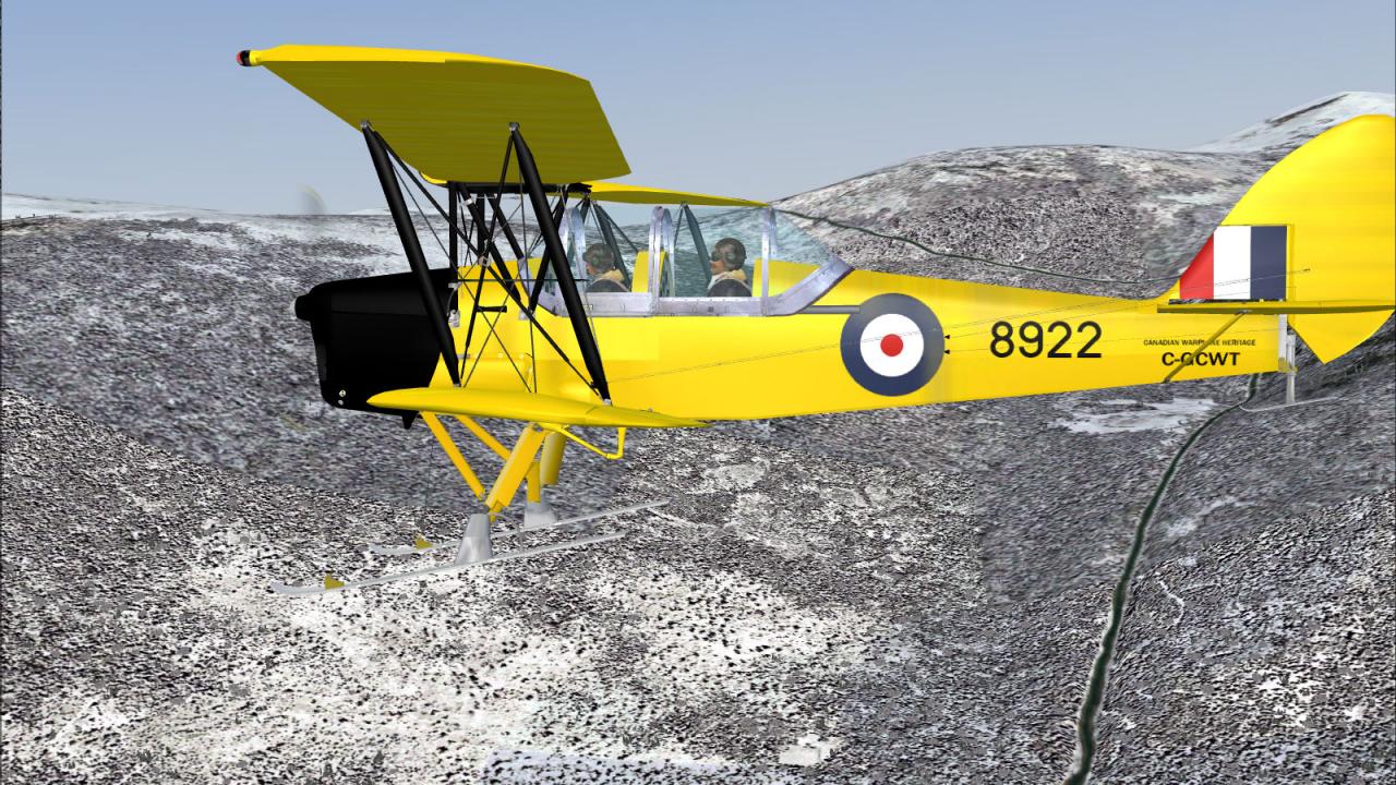 Tiger Moth Float and Ski Double Pack for FSX/FS2004 by Just Flight