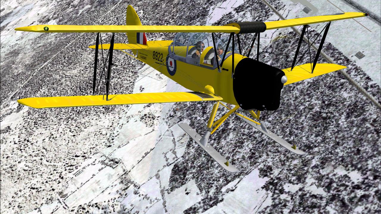 Tiger Moth Float and Ski Double Pack for FSX/FS2004 by Just Flight