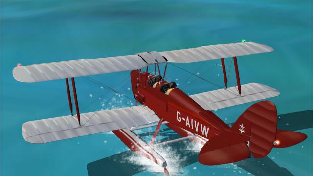 Tiger Moth Float and Ski Double Pack for FSX/FS2004 by Just Flight