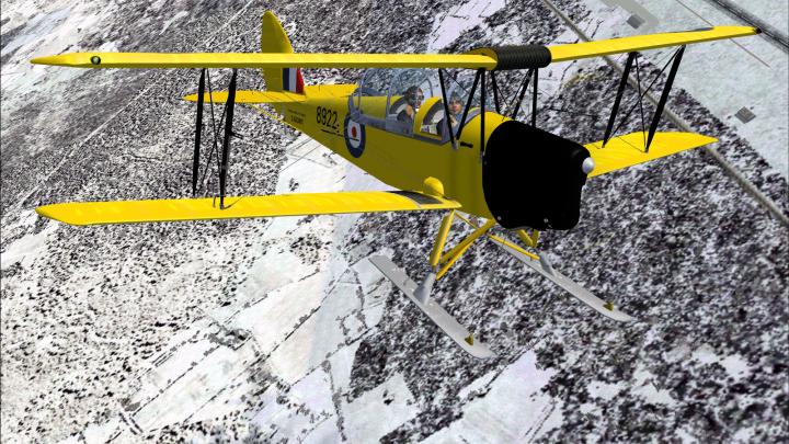 Tiger Moth Float and Ski Double Pack for FSX/FS2004 by Just Flight