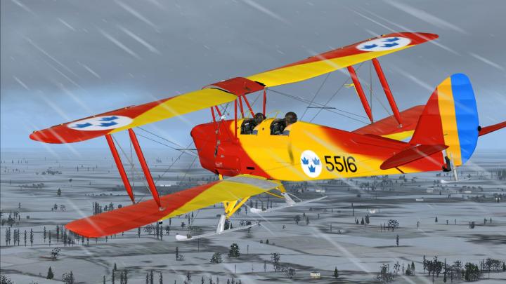 Tiger Moth Float and Ski Double Pack for FSX/FS2004 by Just Flight