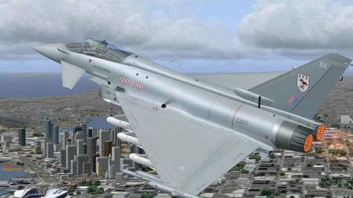 Eurofighter Typhoon Professional 4 for FSX/FS2004 by AFS-Design
