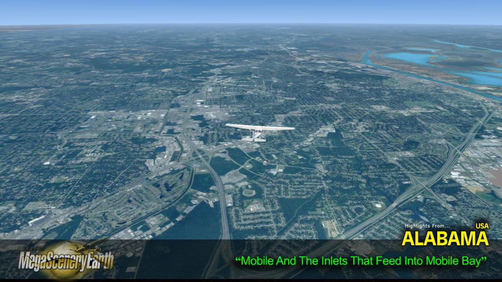 MegaSceneryEarth Alabama Complete State Photoreal Scenery for FSX/P3D ...