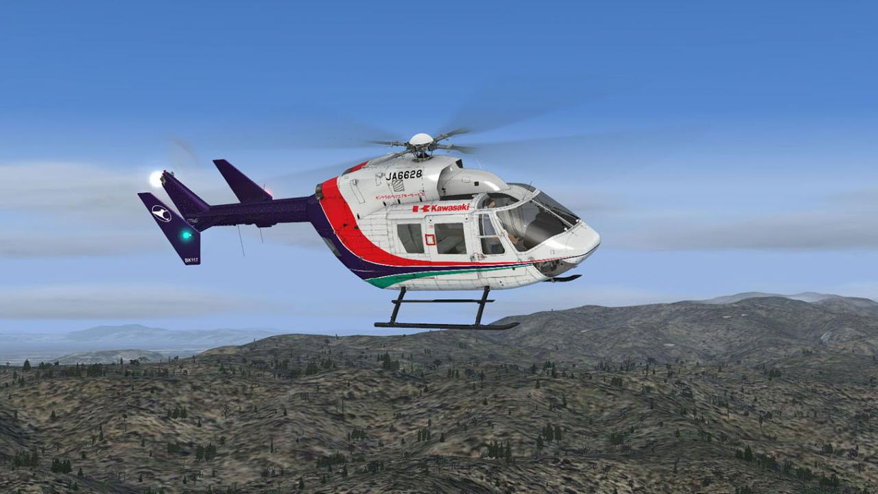 MBB/Kawasaki BK-117 B2 for FSX/P3D by Nemeth Designs