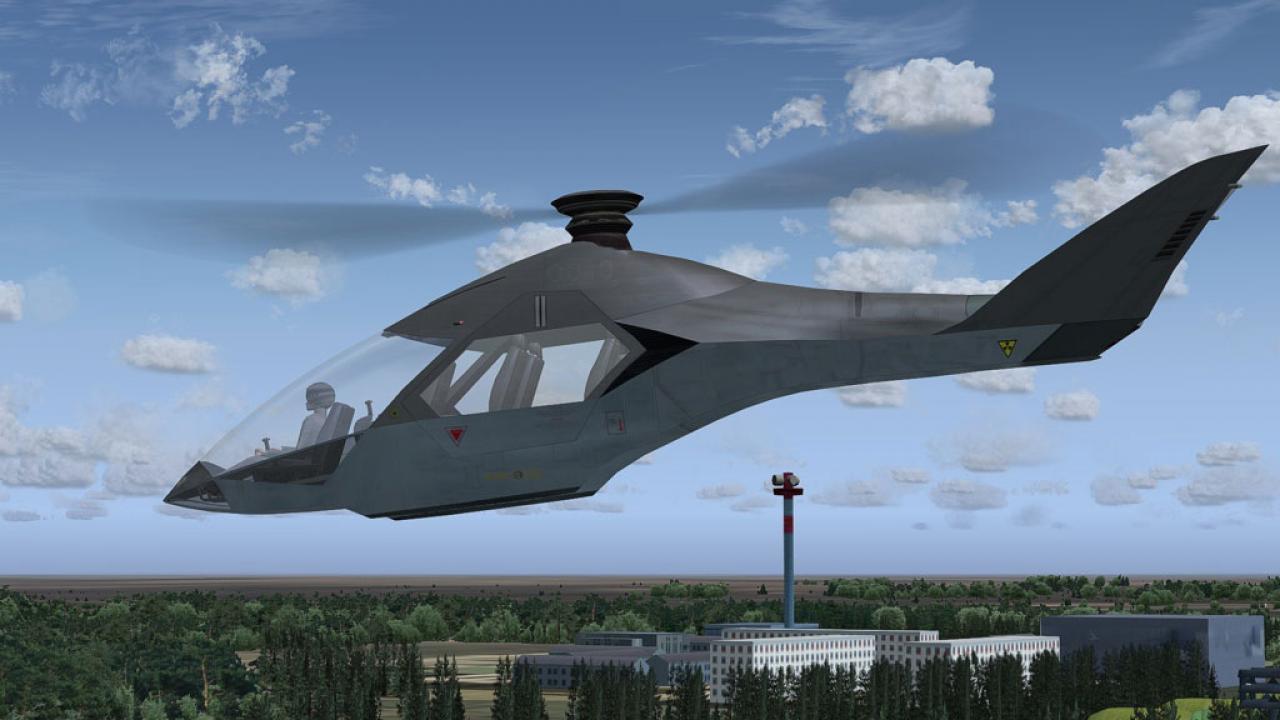 Supersonic Concept Gyrocopter for FSX/FS2004 by AFS-Design