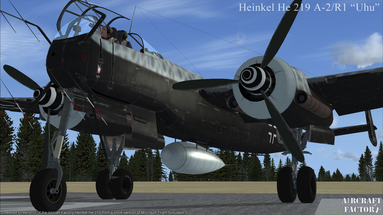 Aircraft Factory: Heinkel He-219 "Uhu" for FSX by A2A Simulations