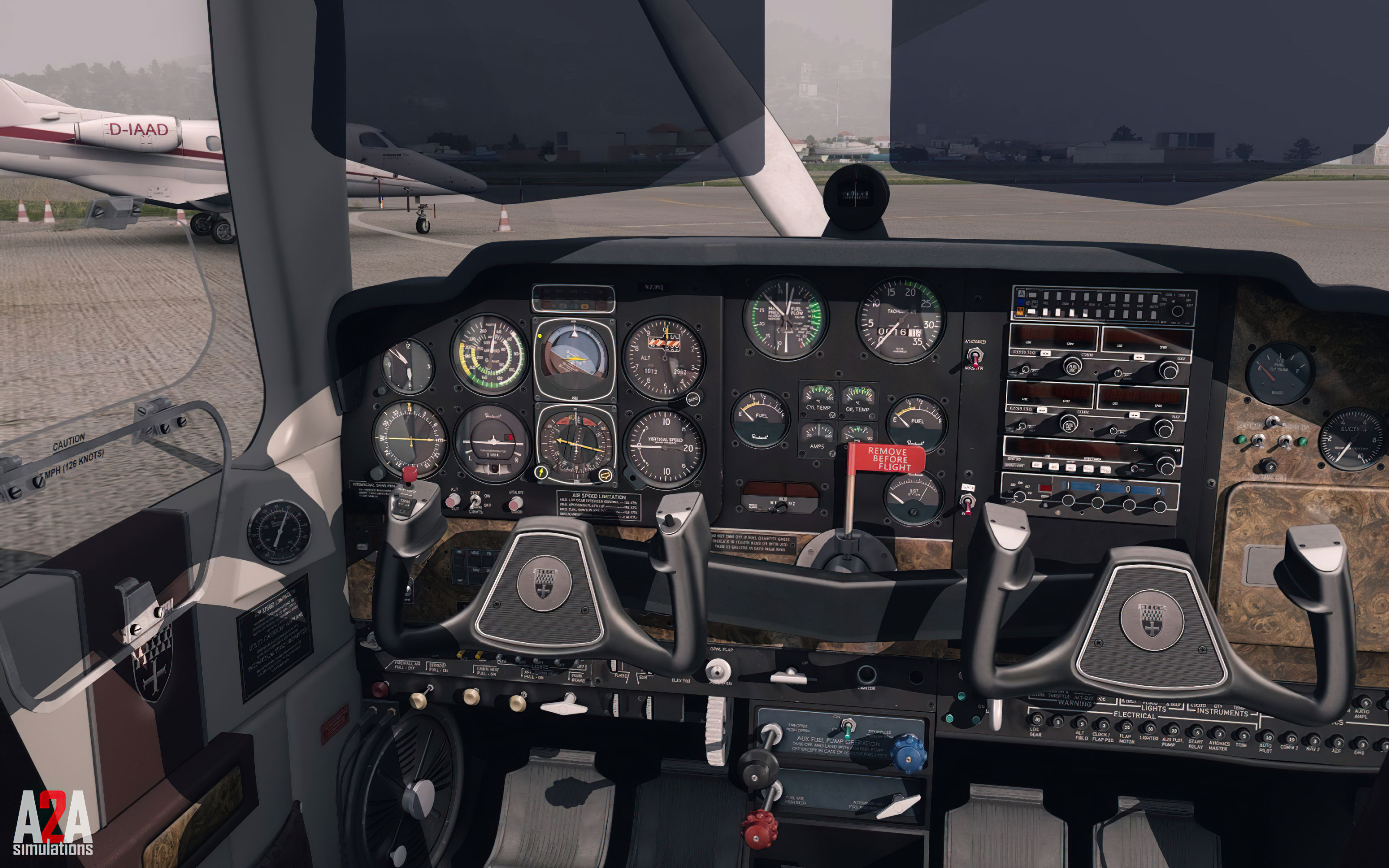Beechcraft Bonanza Accu-Sim for P3D/FSX by A2A Simulations