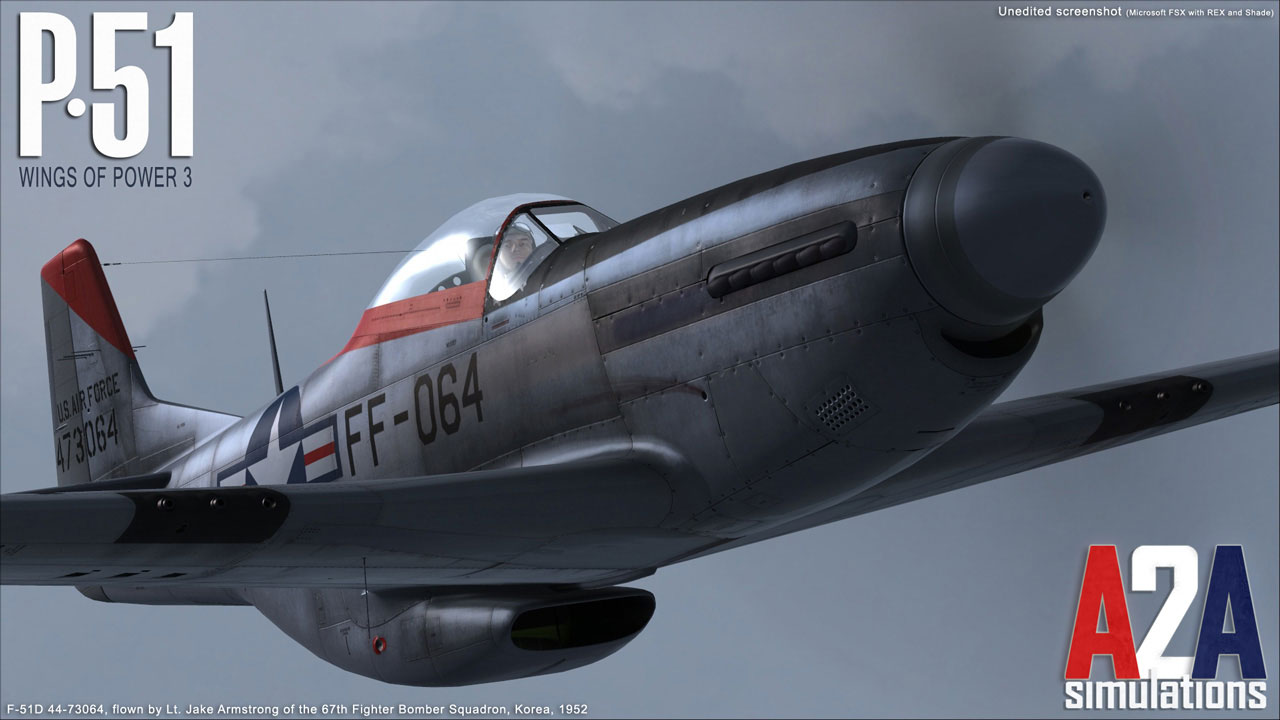 P-51 Mustang Military Accu-Sim for FSX by A2A Simulations