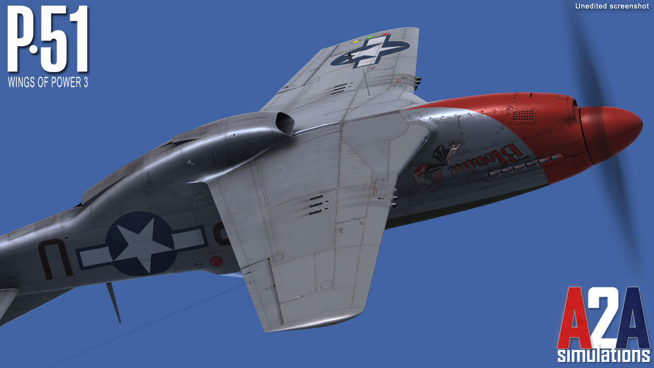 P-51 Mustang Military Accu-Sim for FSX by A2A Simulations
