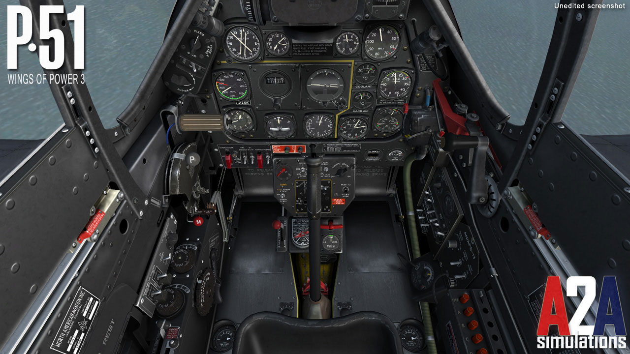 P-51 Mustang Military Accu-Sim for FSX by A2A Simulations