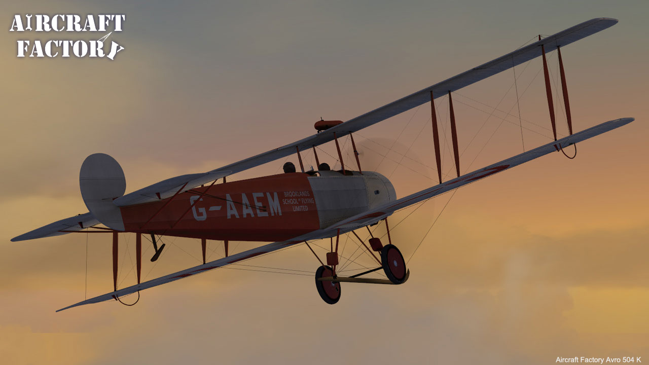 Aircraft Factory: Avro 504 K for FSX by A2A Simulations