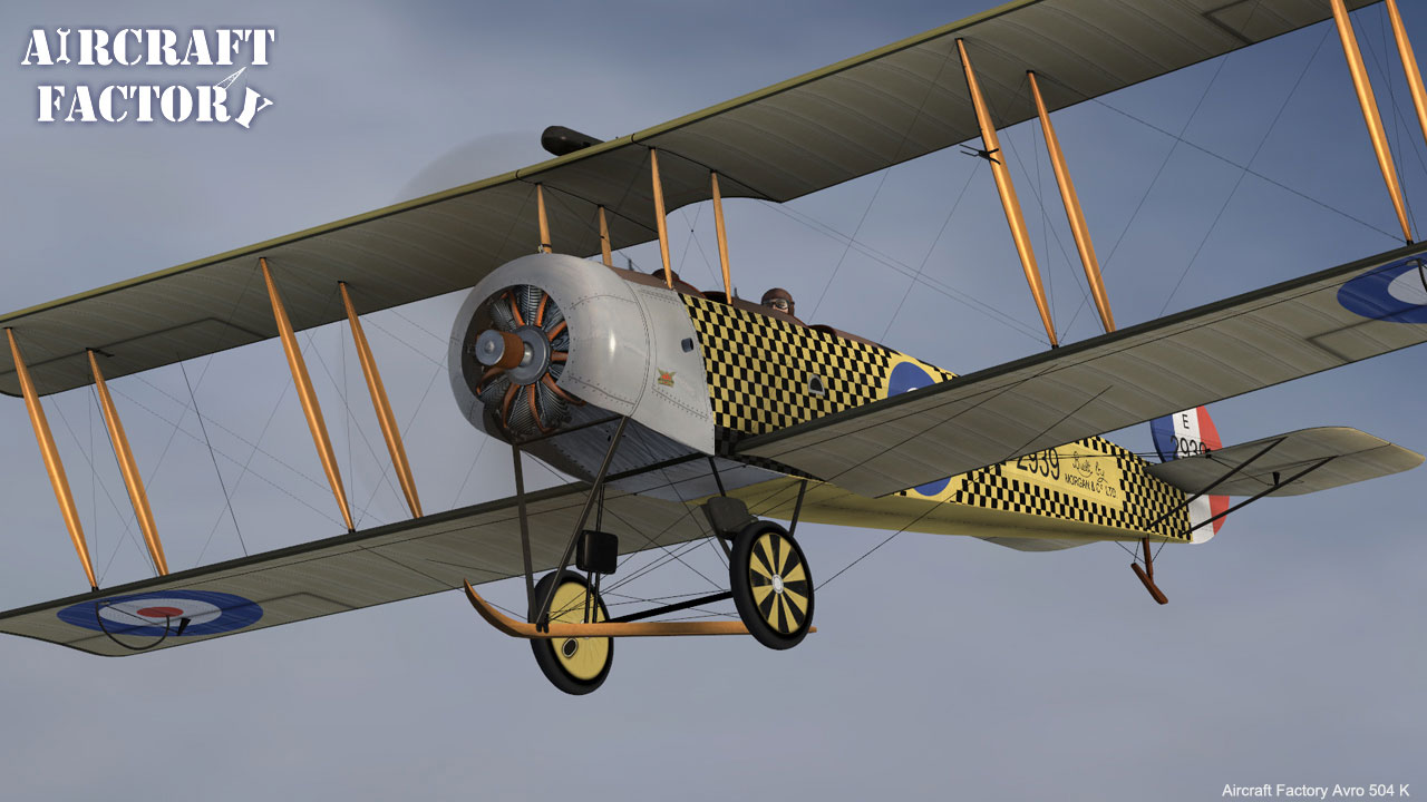 Aircraft Factory: Avro 504 K for FSX by A2A Simulations