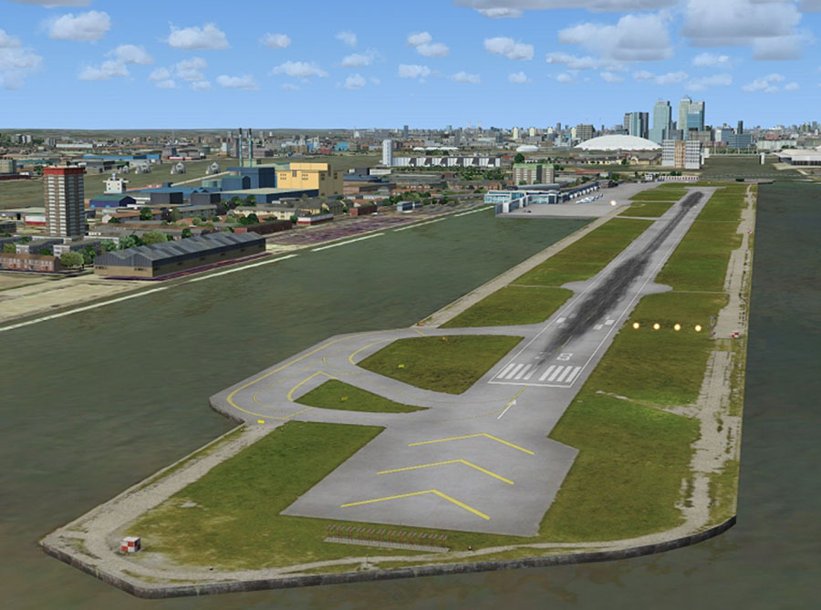 London City Airport X Scenery for FSX by Aerosoft