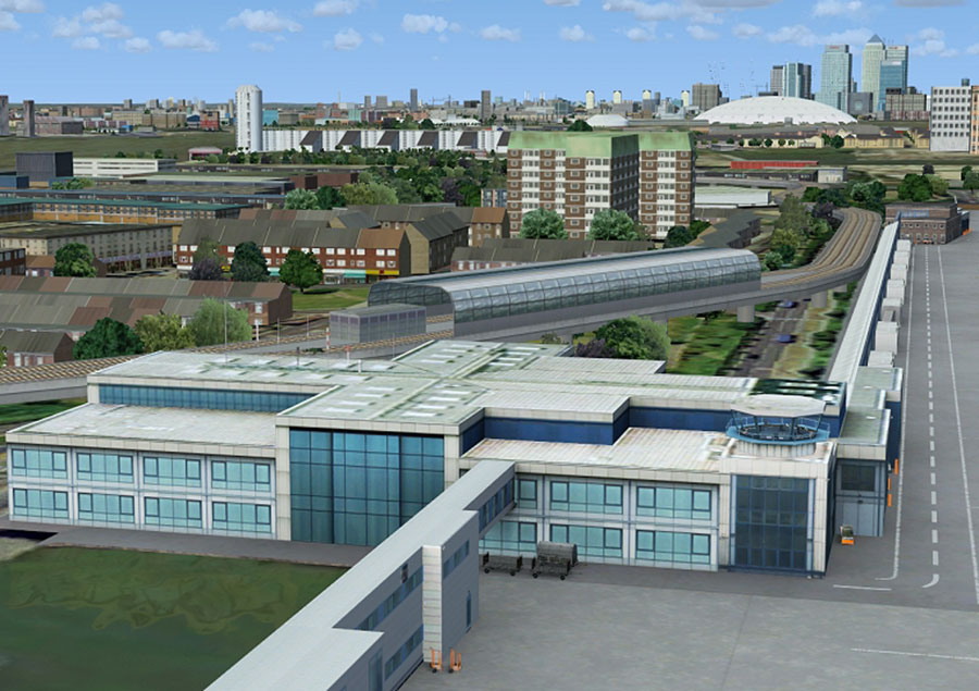 London City Airport X Scenery for FSX by Aerosoft