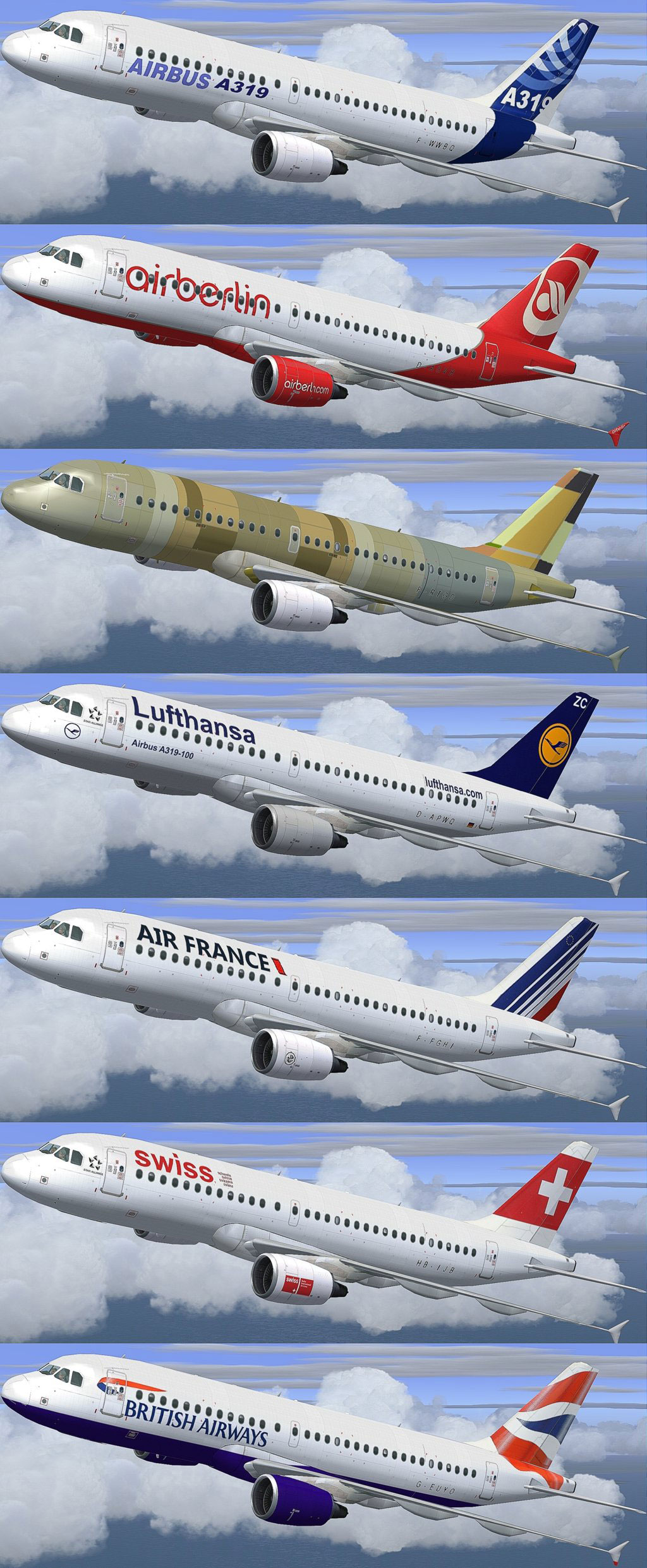 Airbus A320 Family v2 for FSX by AFS-Design