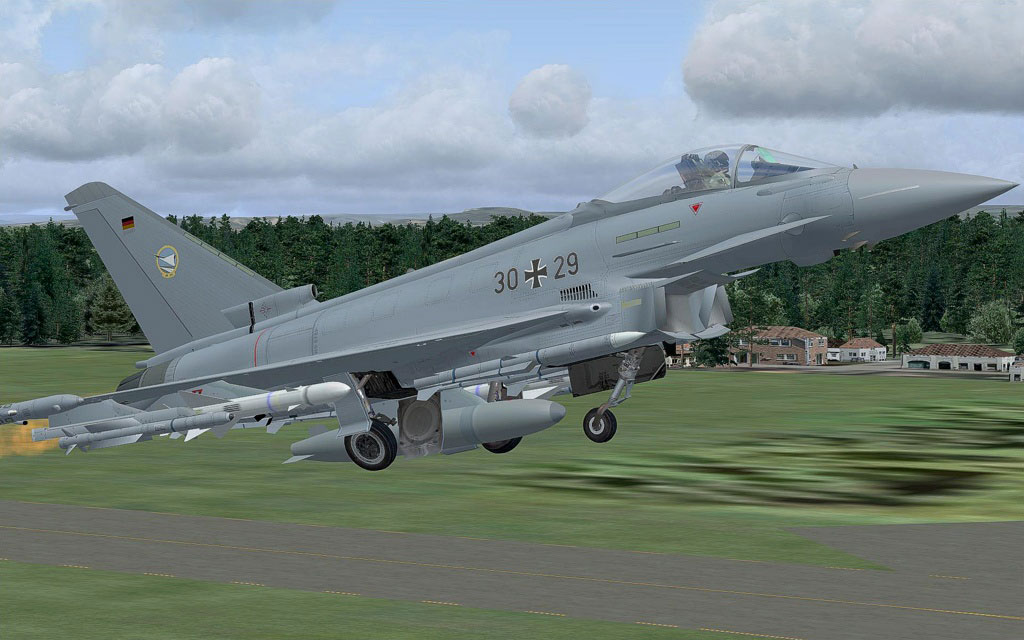 Eurofighter Typhoon Professional 4 for FSX/FS2004 by AFS-Design