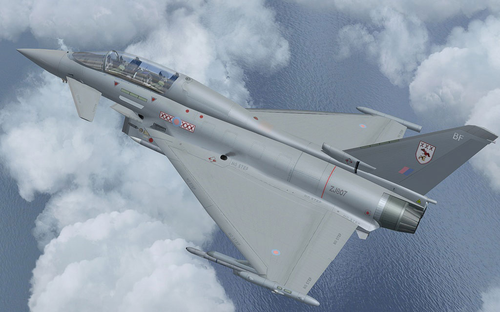 Eurofighter Typhoon Professional 4 for FSX/FS2004 by AFS-Design