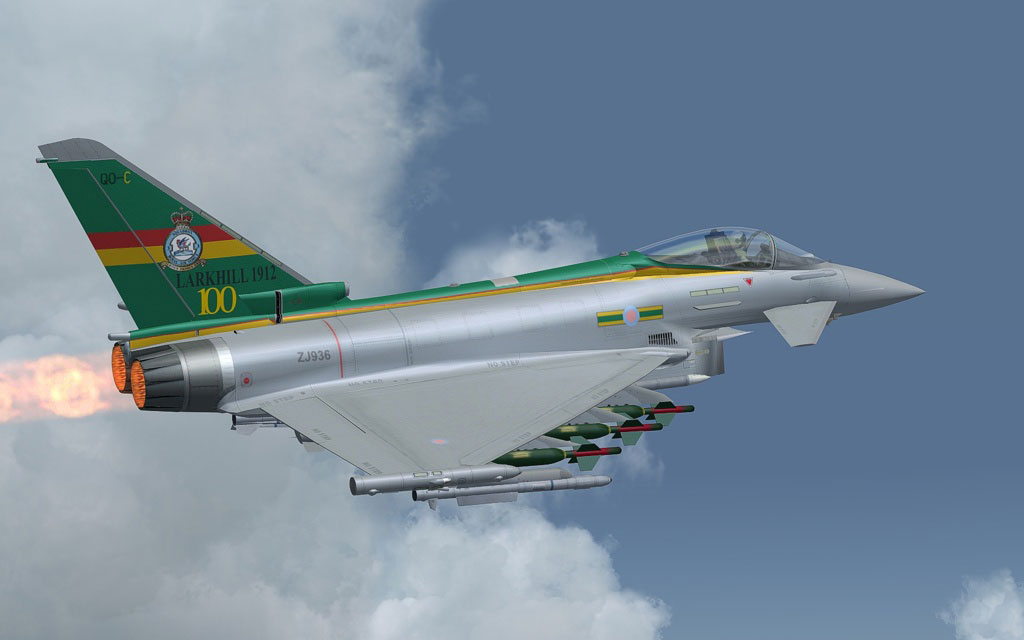 Eurofighter Typhoon Professional 4 for FSX/FS2004 by AFS-Design