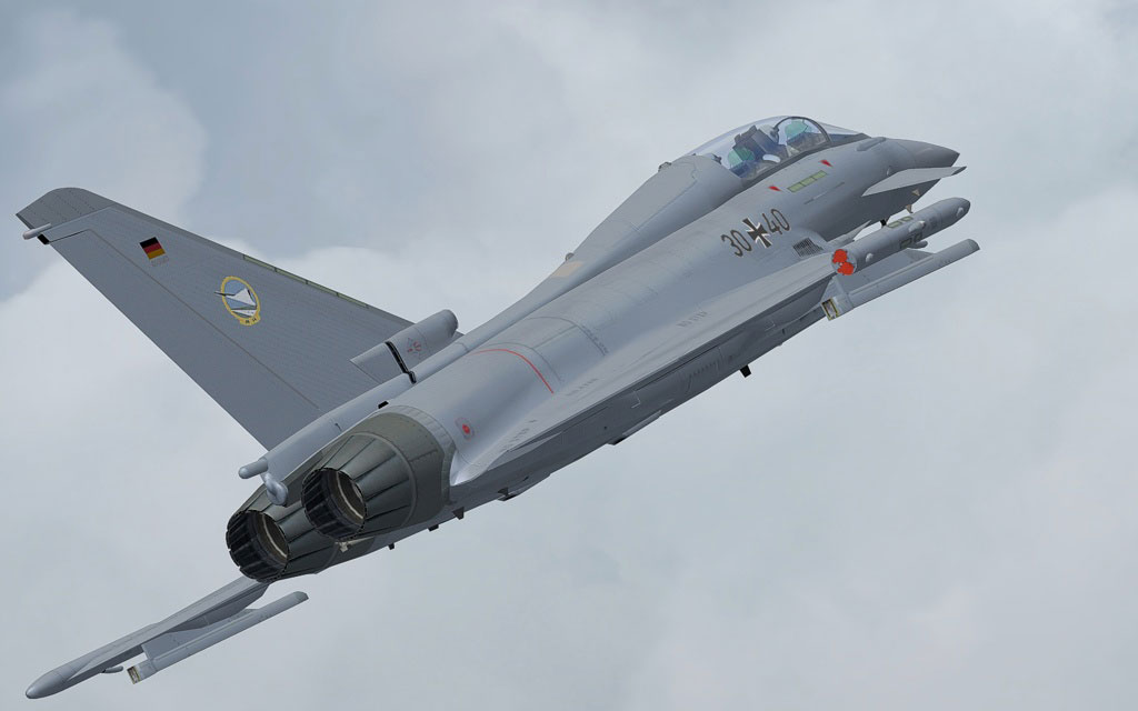 Eurofighter Typhoon Professional 4 for FSX/FS2004 by AFS-Design
