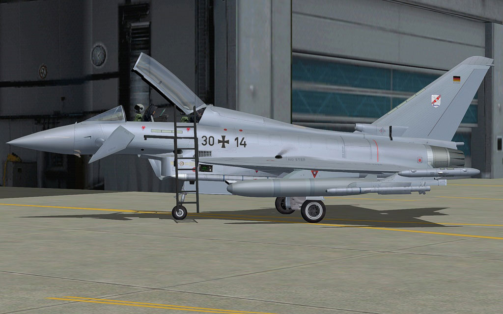 Eurofighter Typhoon Professional 4 for FSX/FS2004 by AFS-Design