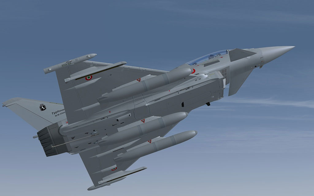 Eurofighter Typhoon Professional 4 for FSX/FS2004 by AFS-Design