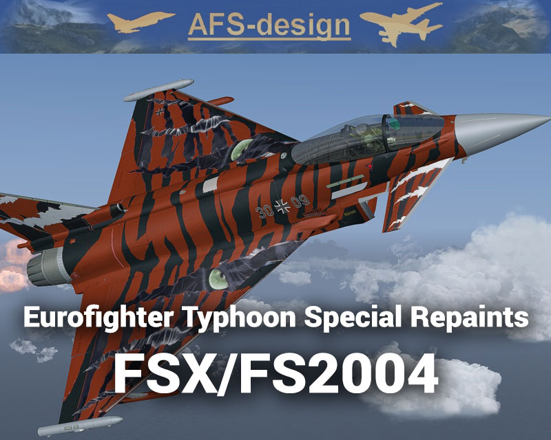 Eurofighter Typhoon Special Repaints for FSX/FS2004 by AFS-Design