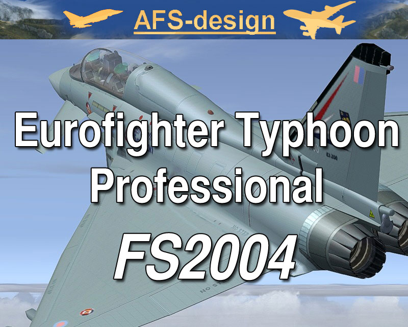 Eurofighter Typhoon Professional for FS2004 by AFS-Design