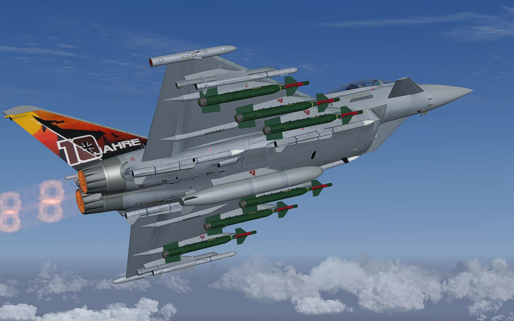 Eurofighter Typhoon Special Repaints for FSX/FS2004 by AFS-Design