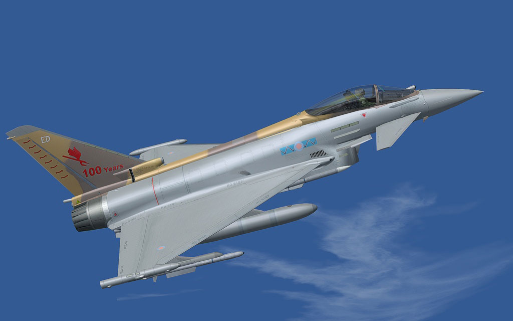 Eurofighter Typhoon Special Repaints for FSX/FS2004 by AFS-Design