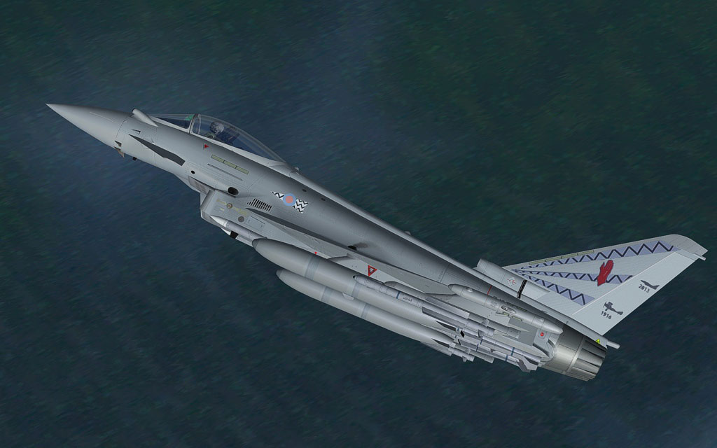 Eurofighter Typhoon Special Repaints for FSX/FS2004 by AFS-Design