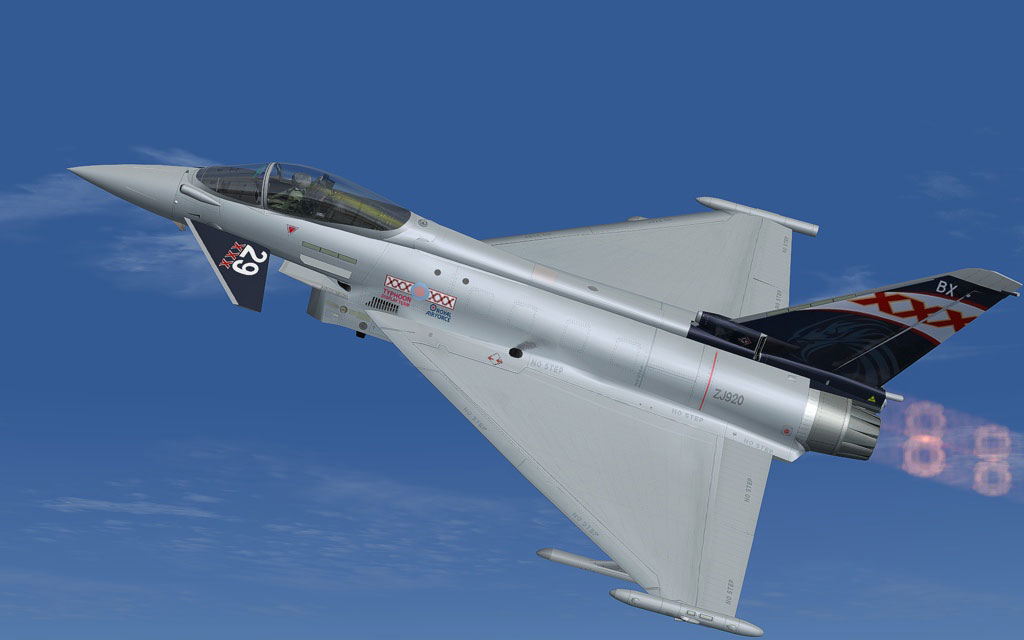 Eurofighter Typhoon Special Repaints for FSX/FS2004 by AFS-Design