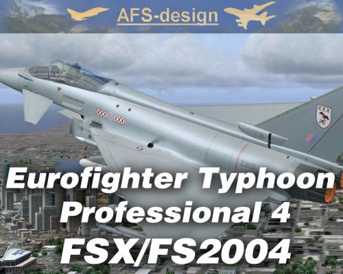 Eurofighter Typhoon Professional 3 for FSX/FS2004 by AFS-Design