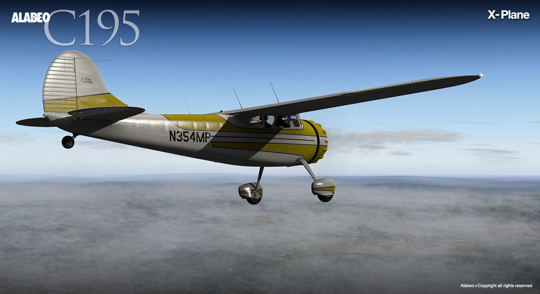Cessna 195 Businessliner for X-Plane by Alabeo