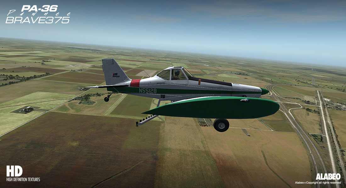 Piper PA-36 Pawnee Brave 375 for FSX/Prepar3D by Alabeo