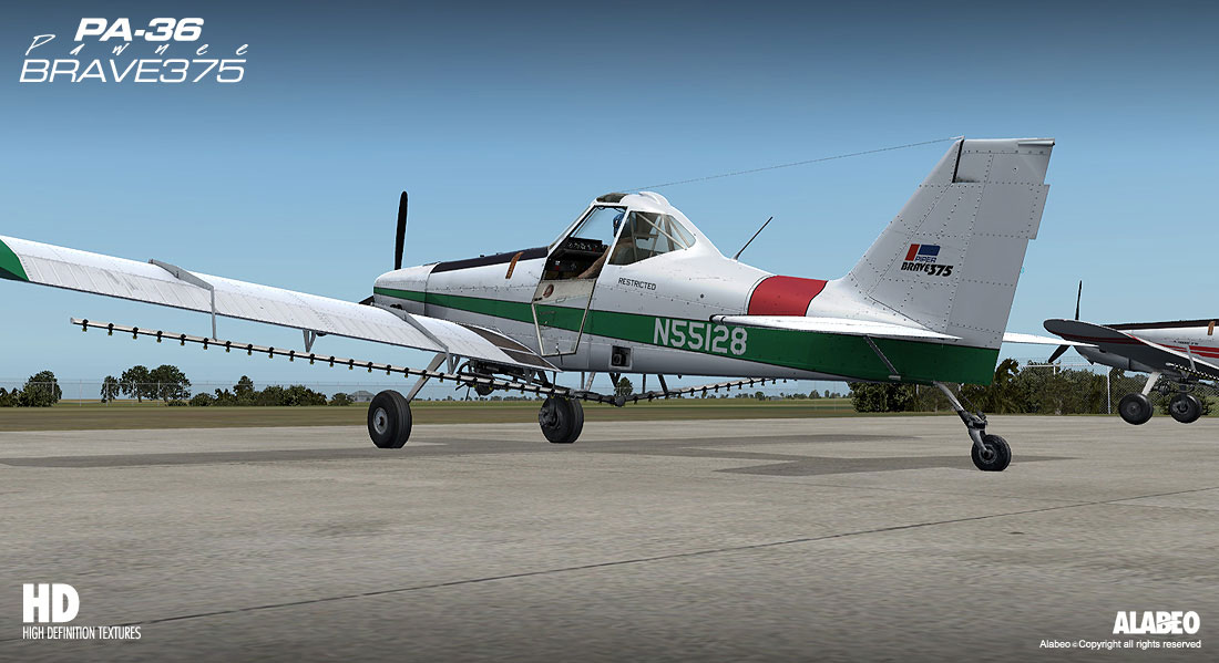 Piper PA-36 Pawnee Brave 375 for FSX/Prepar3D by Alabeo