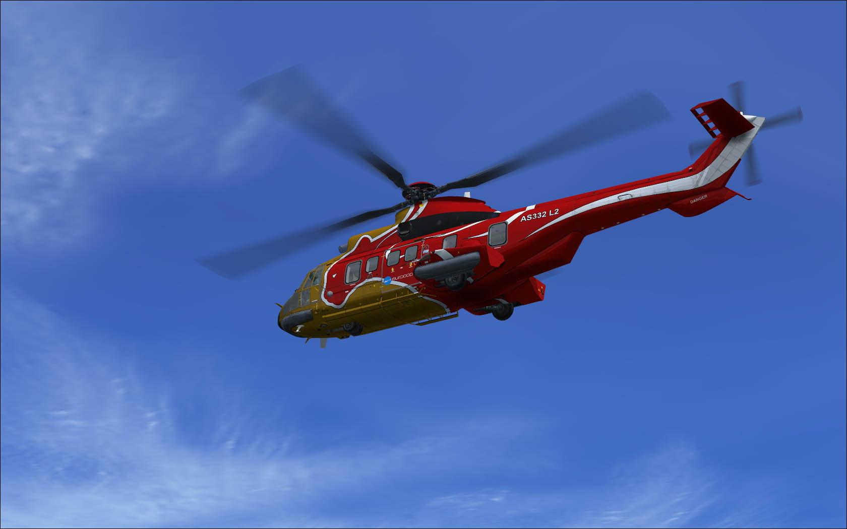Eurocopter AS332 L2 Super Puma MkII for FSX by Nemeth Designs