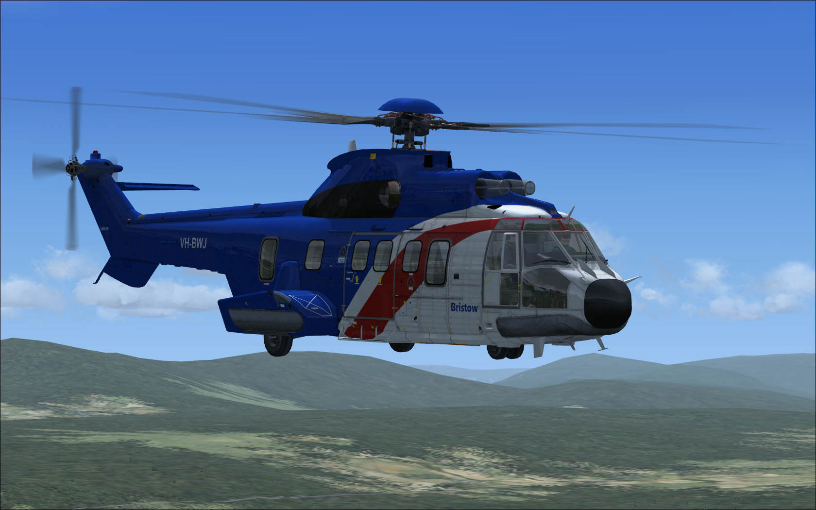 Eurocopter AS332 L2 Super Puma MkII for FSX by Nemeth Designs