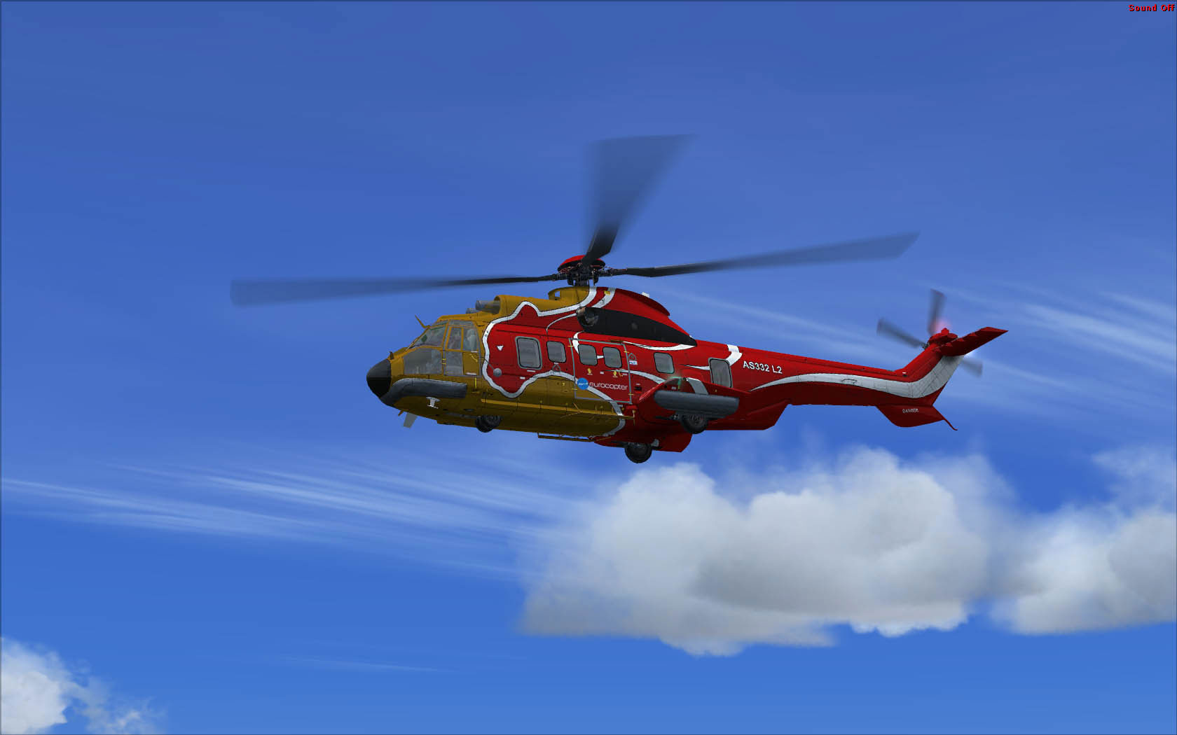 Eurocopter AS332 L2 Super Puma MkII for FSX by Nemeth Designs