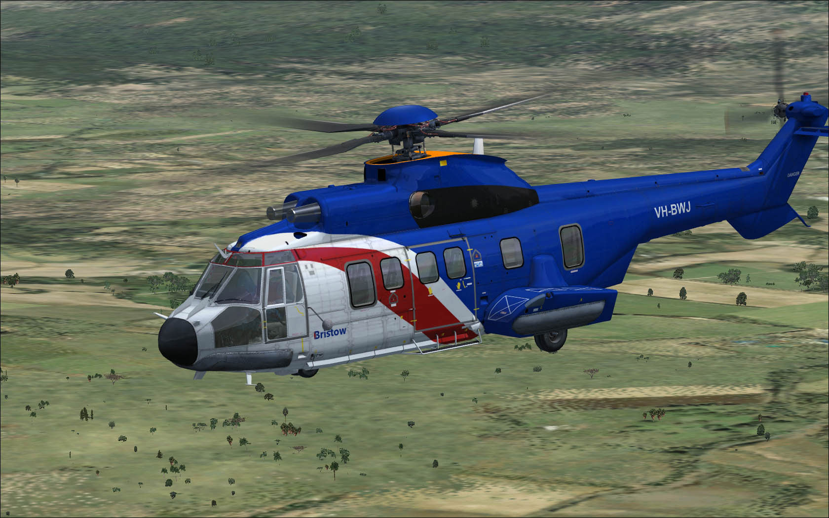 Eurocopter AS332 L2 Super Puma MkII for FSX by Nemeth Designs