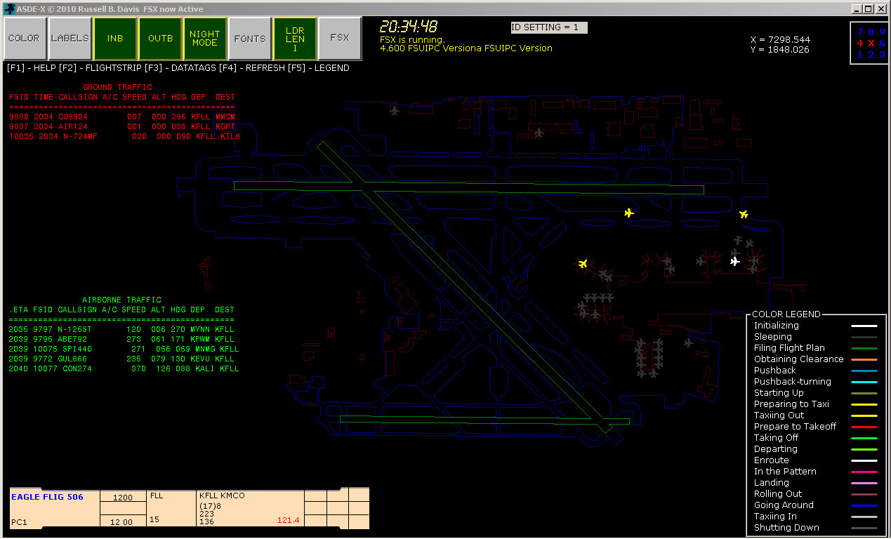 ASDE-X Airport Situational Display Enhancement for FSX by Thrill-Rider ...